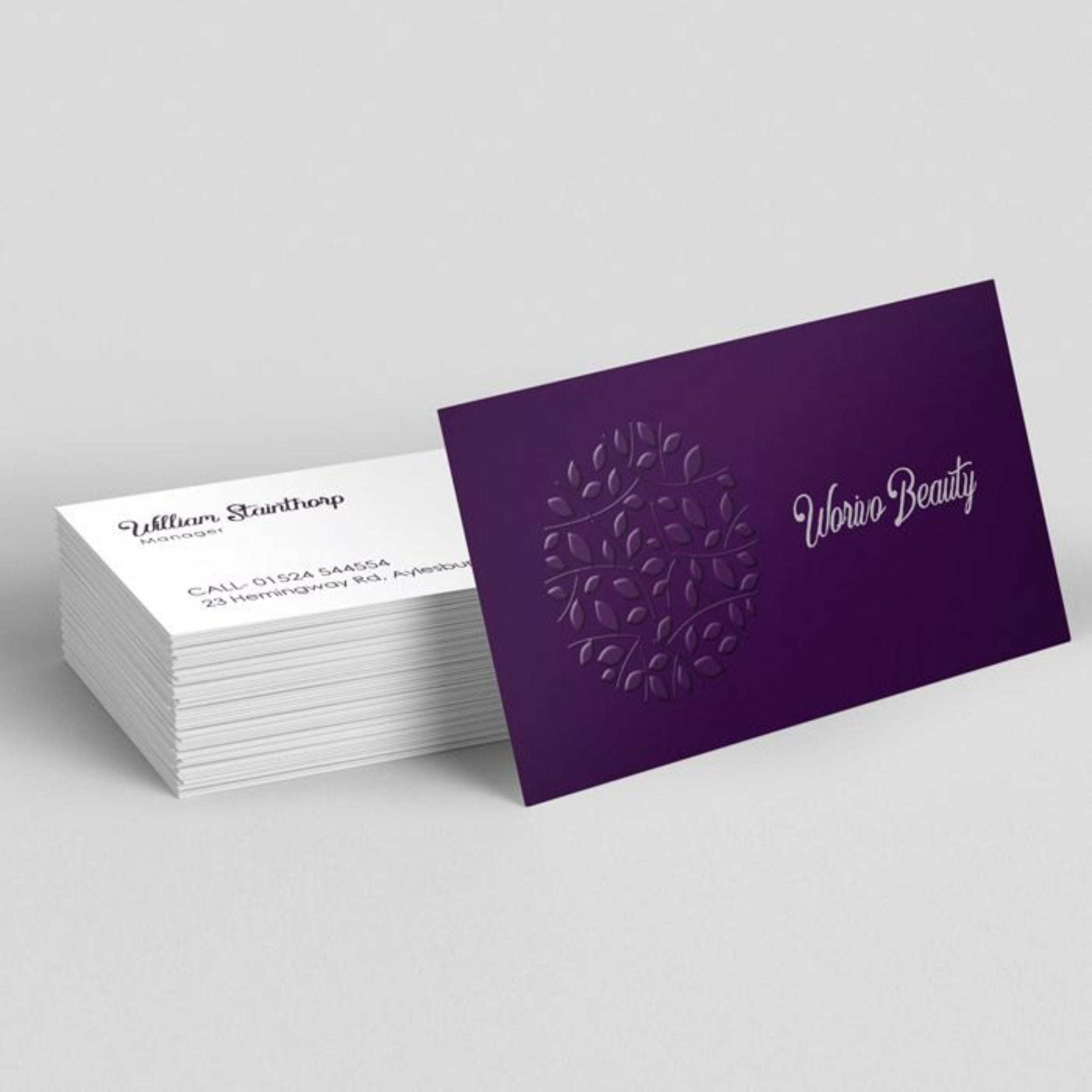 Matte Visiting Cards – Vedaprint