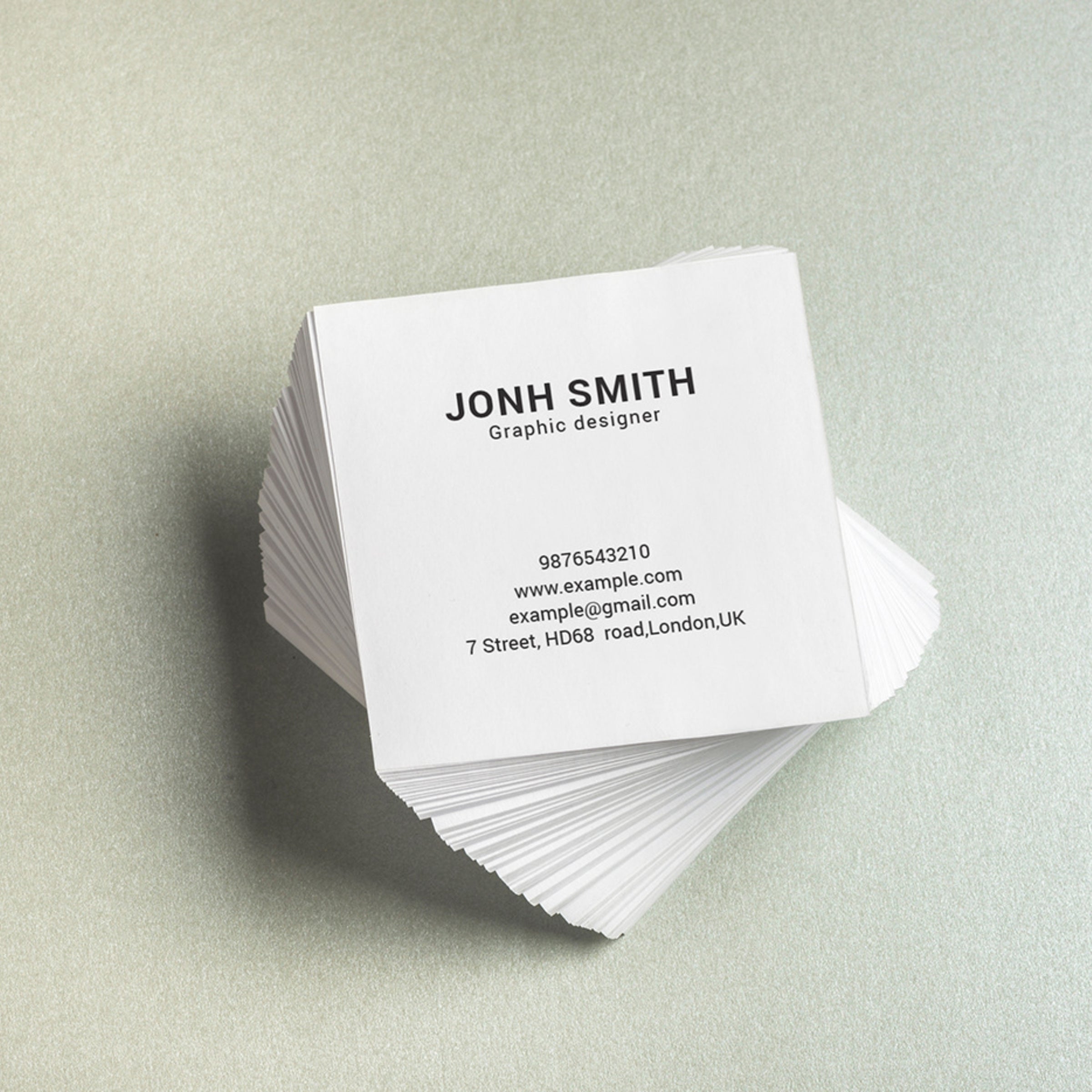 Square Visiting Cards – Vedaprint